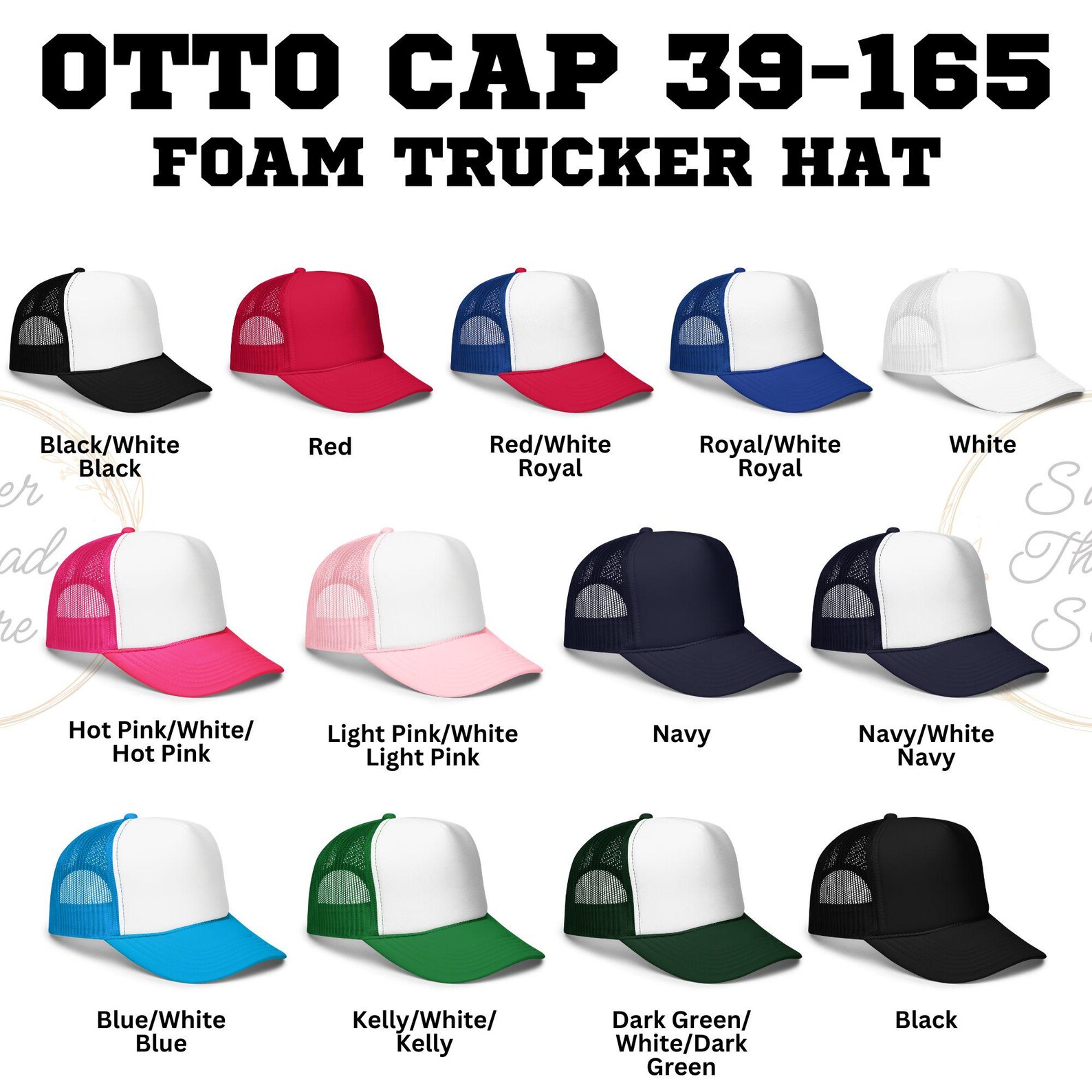 Mustache Lover Embroidered Foam Adjustable Mesh Back Trucker Hat ...