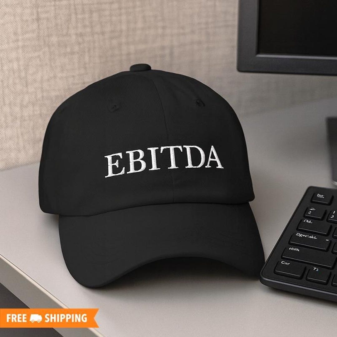 EBITDA Hat, Embroidered Baseball Cap, Business Gift, Employee ...