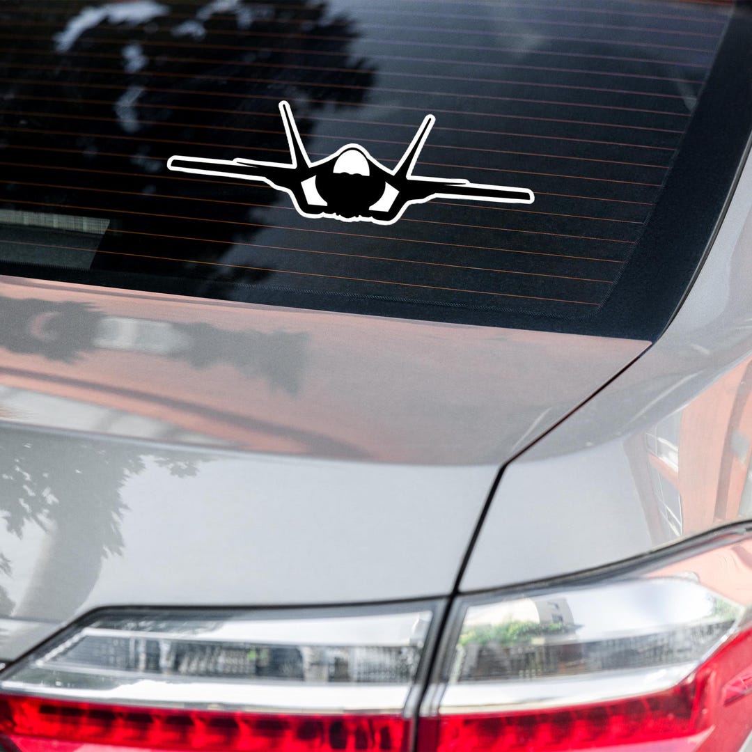 The Lightning II F-35 Car Decal, F-35 Sticker, Lightning II Sticker ...