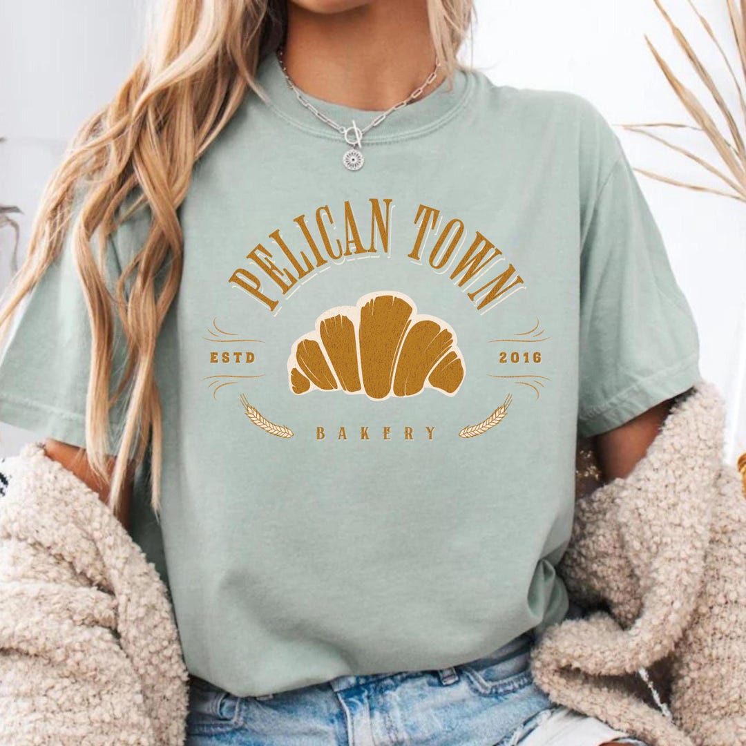 Pelican Town Bakery Comfort Colors Shirt - Multiple Colors - Etsy