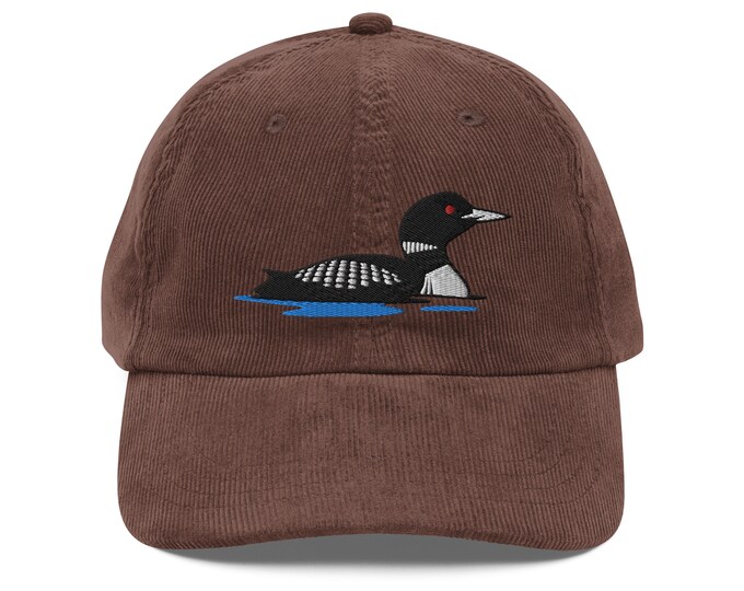 LOON BIRD HAT One Embroidered Men Women Wildlife Baseball Cap Price ...