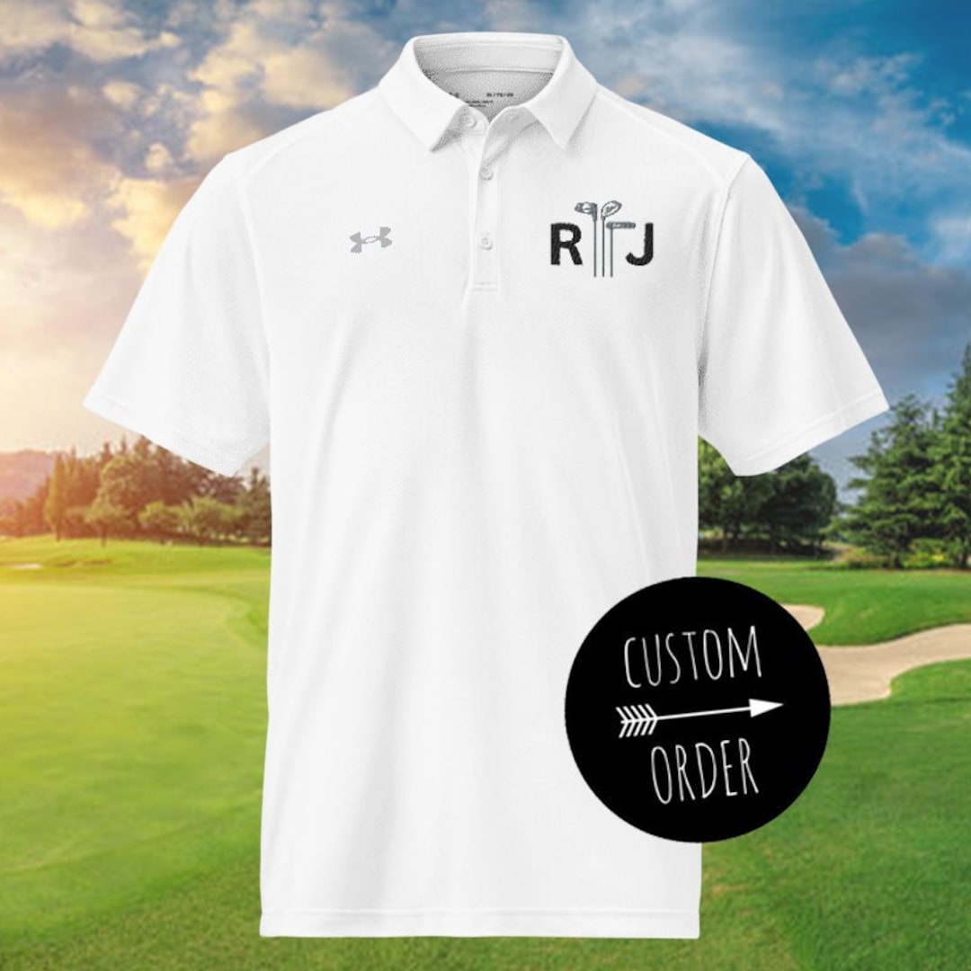 Custom Monogrammed Embroidered Golf Polo, Personalized Golf Polo ...