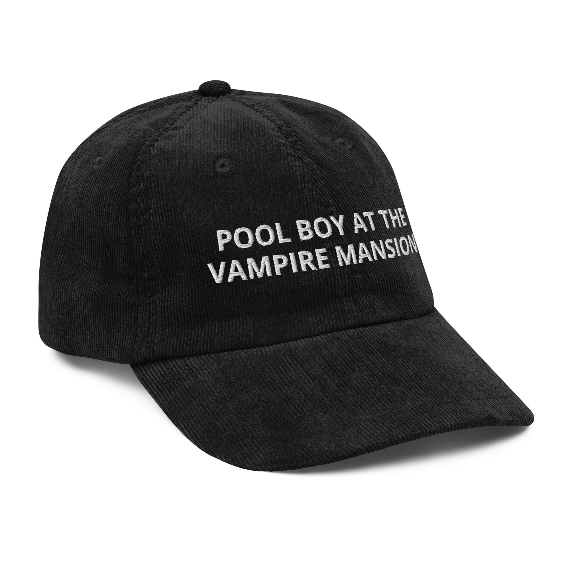 Pool Boy at the Vampire Mansion Embroidered Relaxed Fit - Etsy