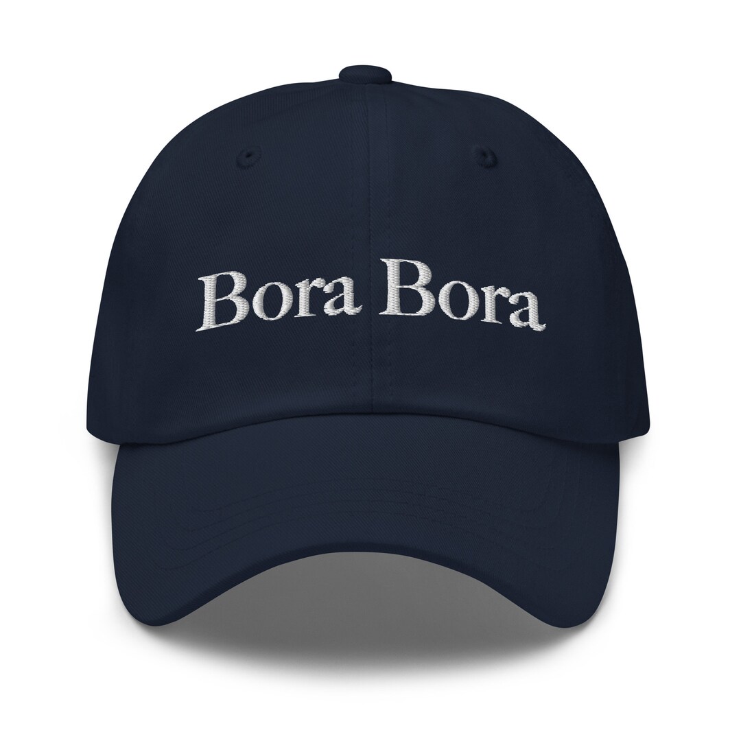 Bora Bora Embroidered Adjustable Relaxed Fit Baseball Cap Dad - Etsy
