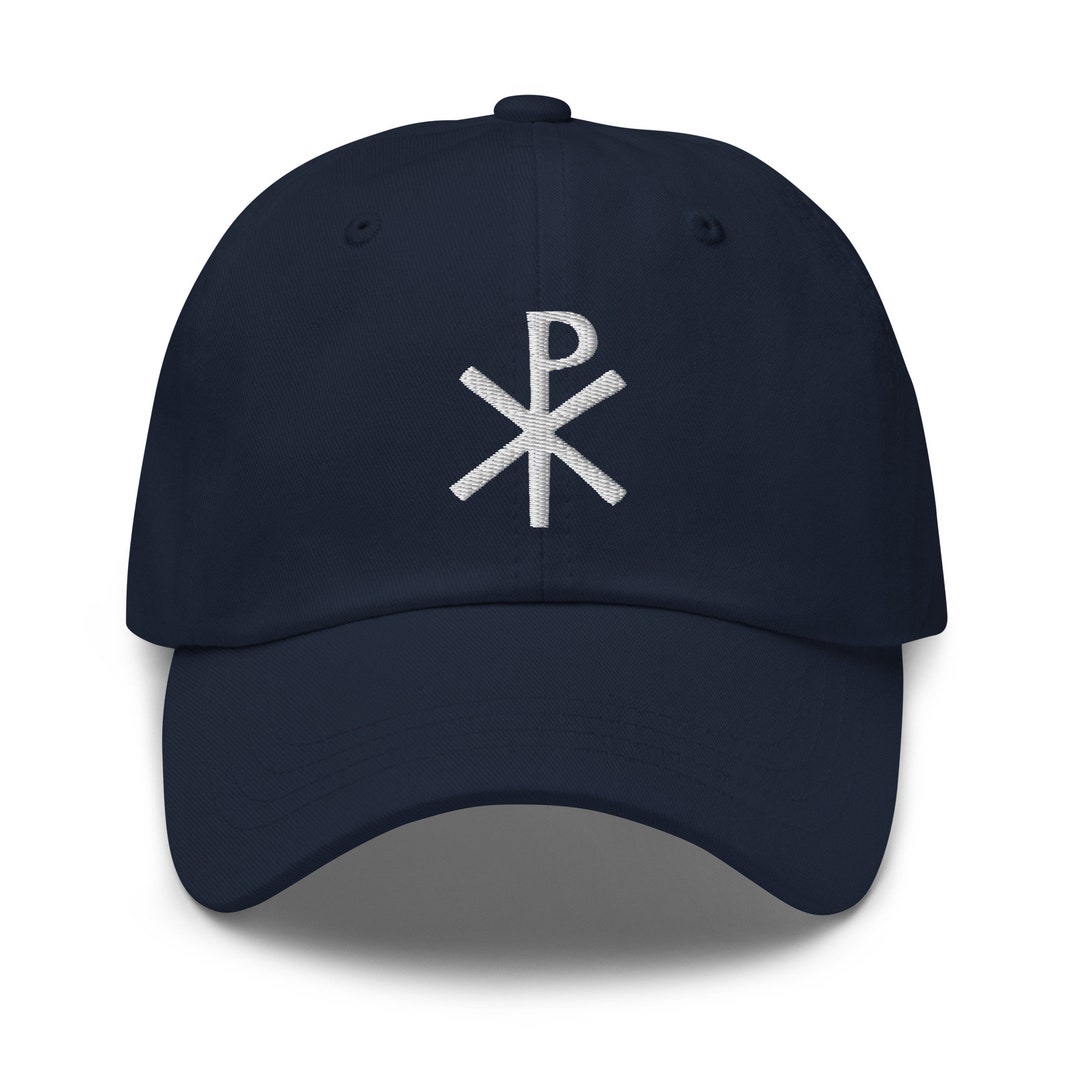 Chi Rho Embroidered Adjustable Relaxed Fit Baseball Cap Dad - Etsy
