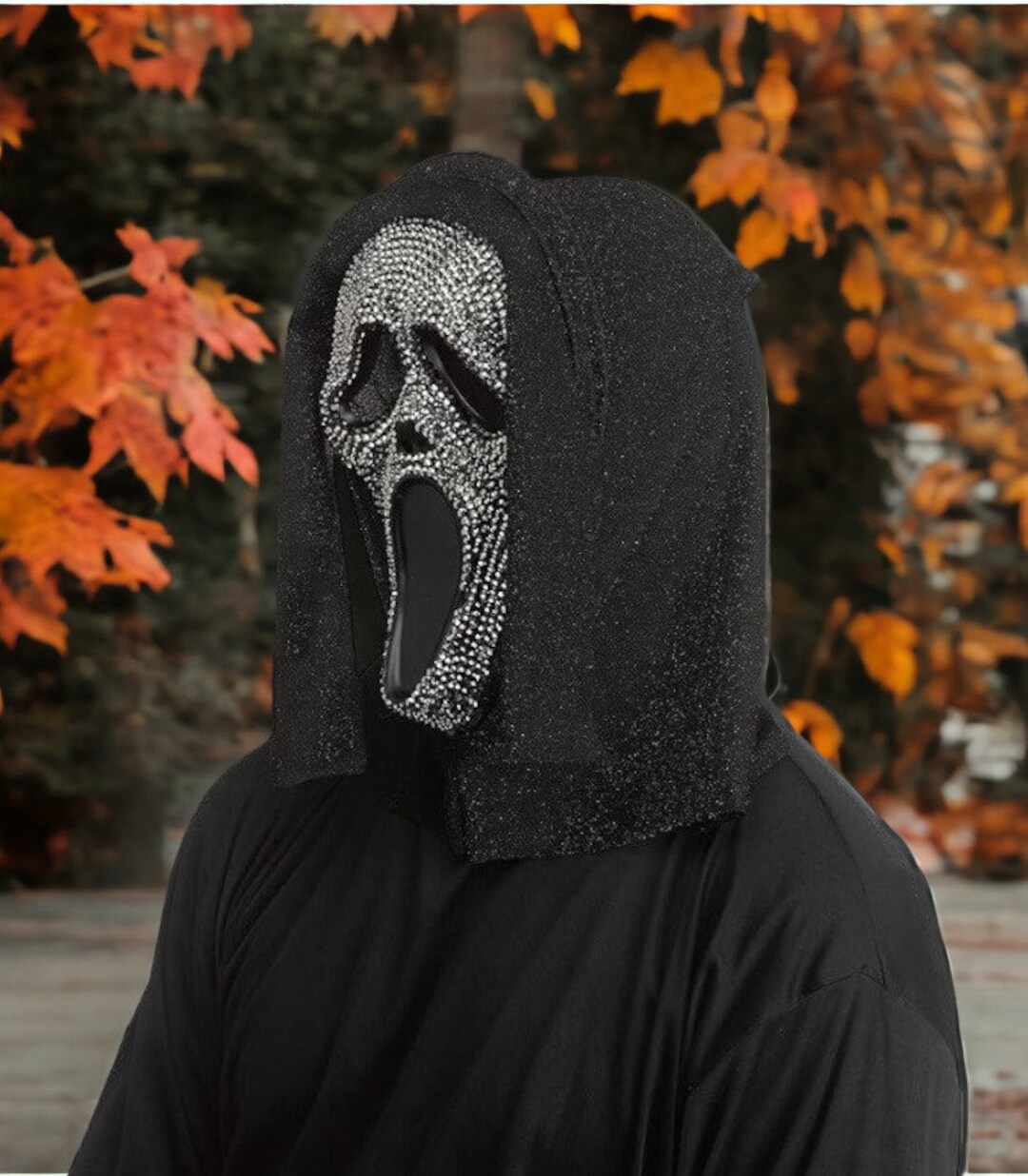 Ghost Bling Scream Mask Bedazzled Costume Party Halloween - Etsy