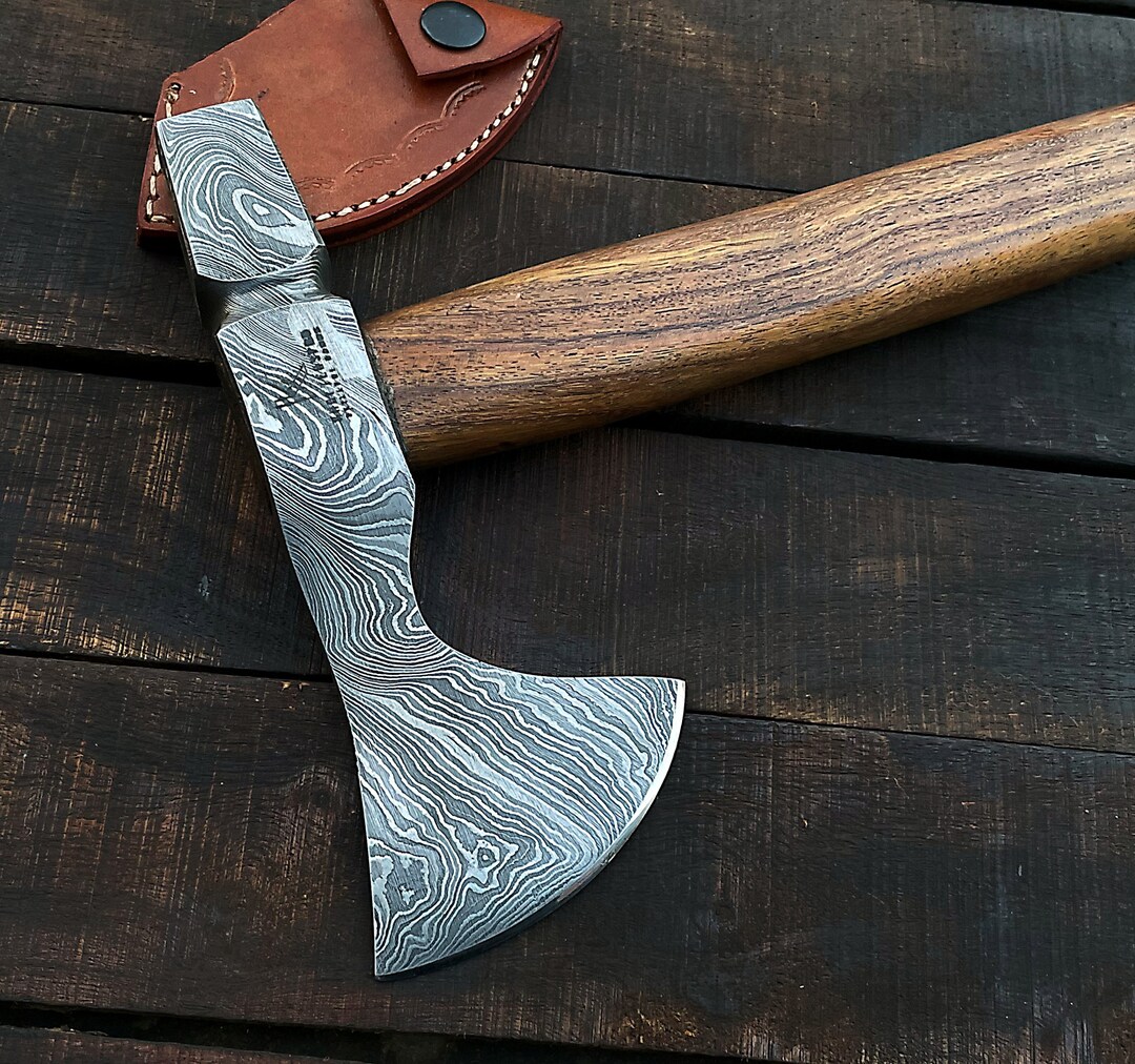 Tomahawk Axe Custom Handmade Damascus Steel Throwing Axe Kpro Best ...