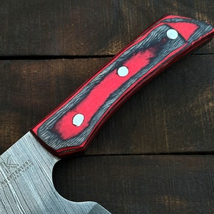 Meat Cleaver Custom Handmade Chef Knife KPRO 126 - Etsy