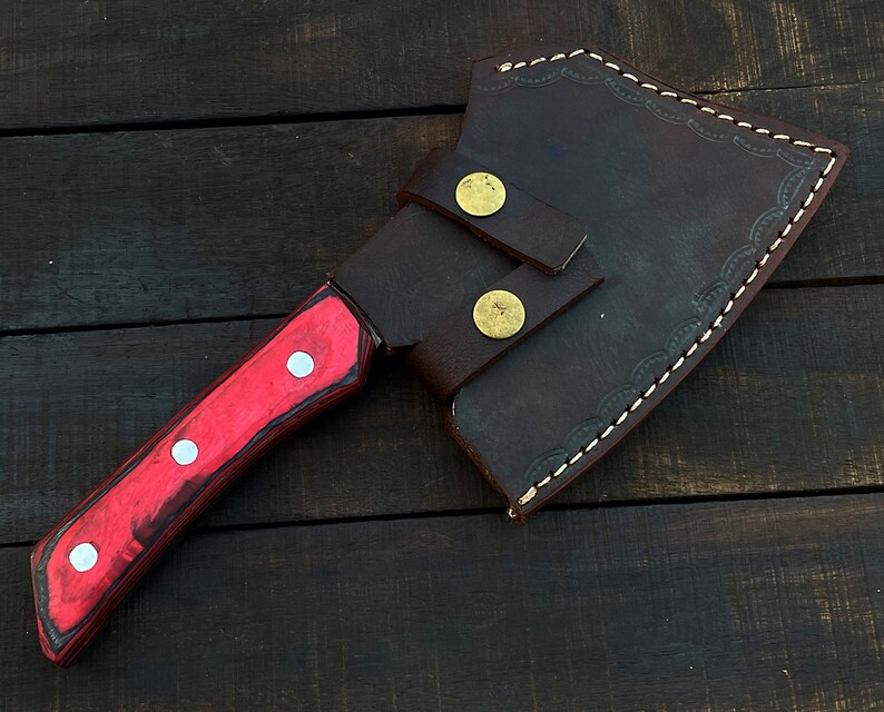Meat Cleaver Custom Handmade Chef Knife KPRO 126 - Etsy