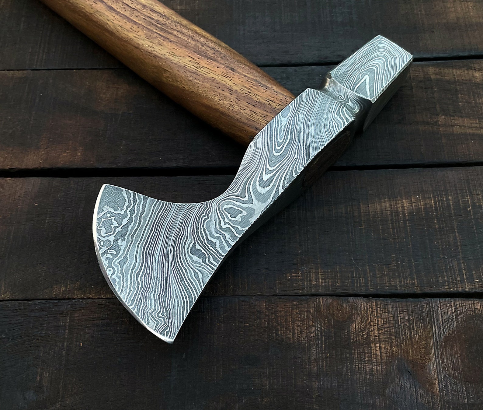 Tomahawk Axe Custom Handmade Damascus Steel Throwing Axe Kpro Best ...