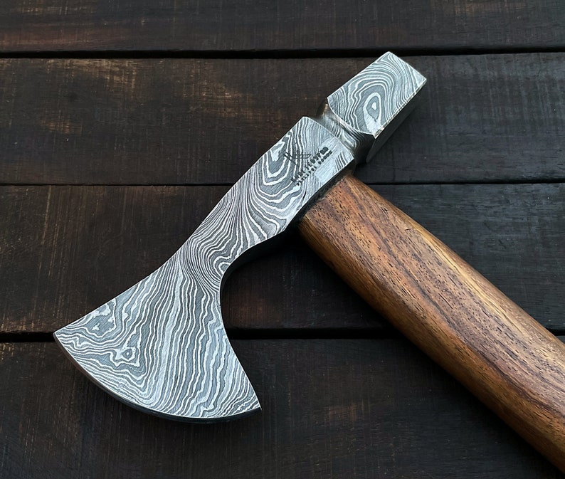 Tomahawk Axe Custom Handmade Damascus Steel Throwing Axe Kpro Best ...