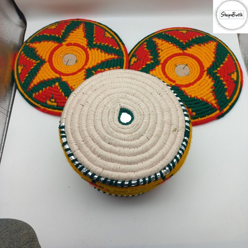 Pakistani Handmade Roti Hotpot Traditional Storage Basket Roti ...