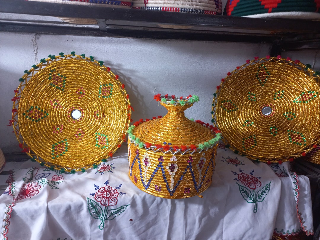 Handmade Pakistani Golden Color Hotpot Traditional Storage - Etsy