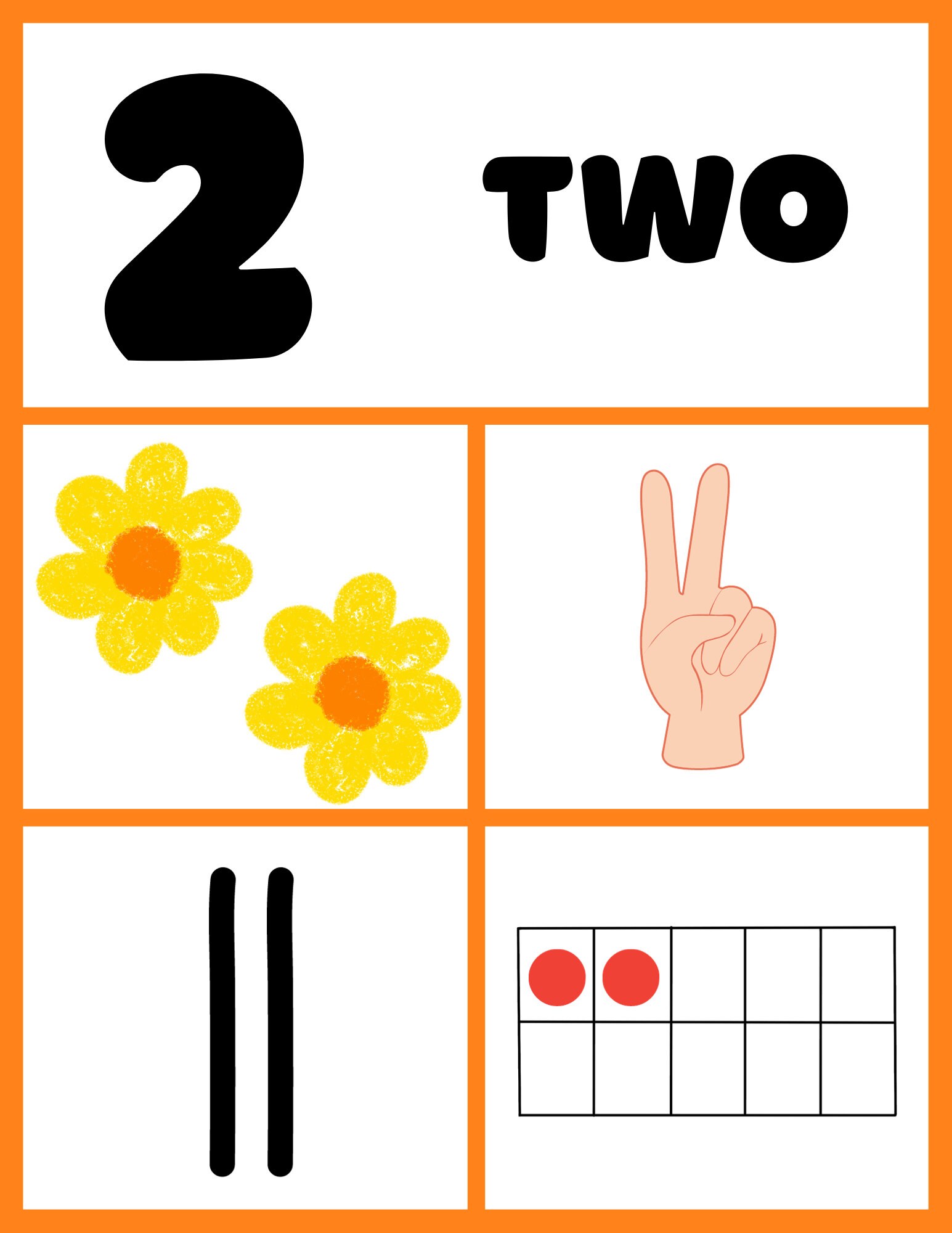 Number Posters 1 - 20 - Etsy