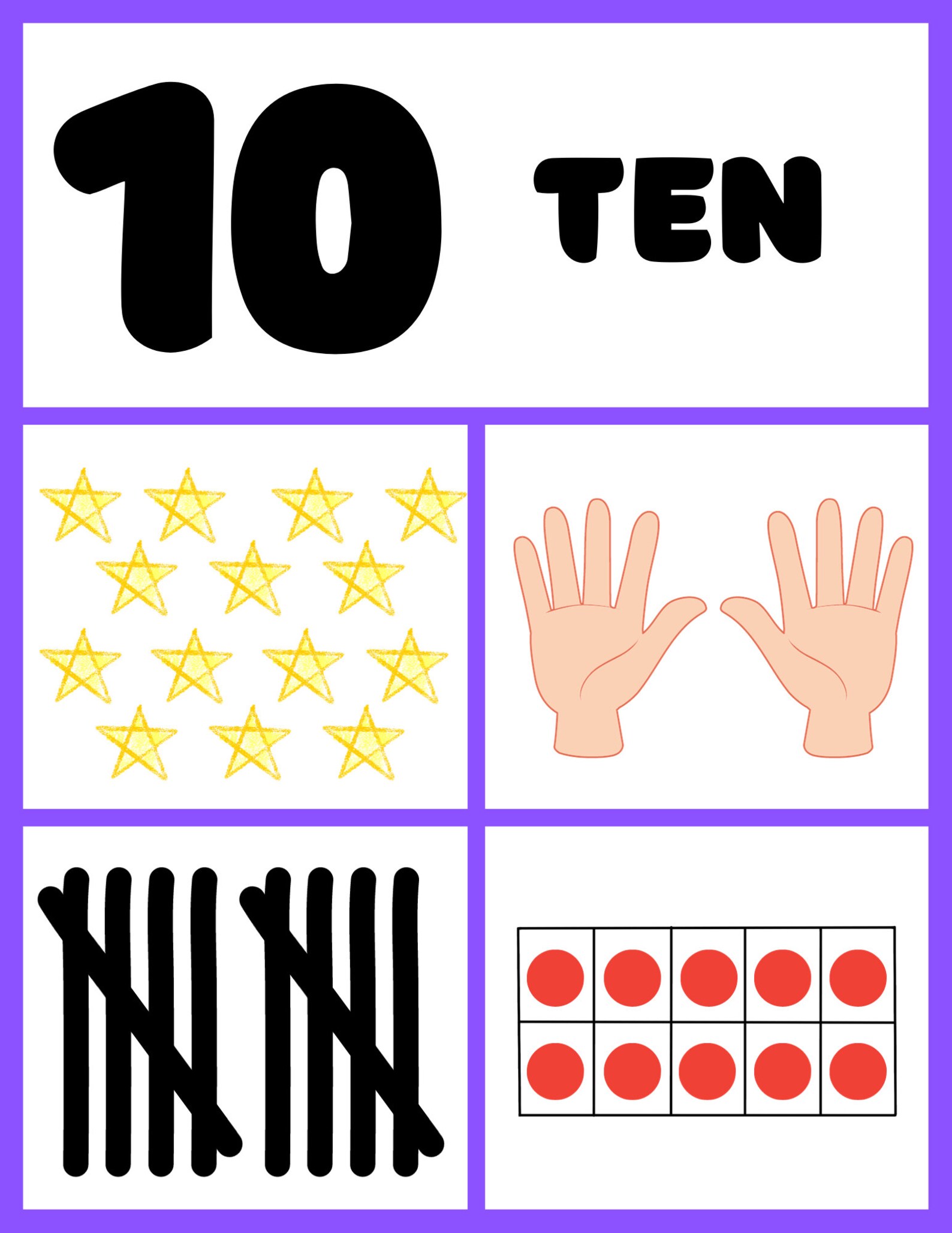 Number Posters 1 - 20 - Etsy