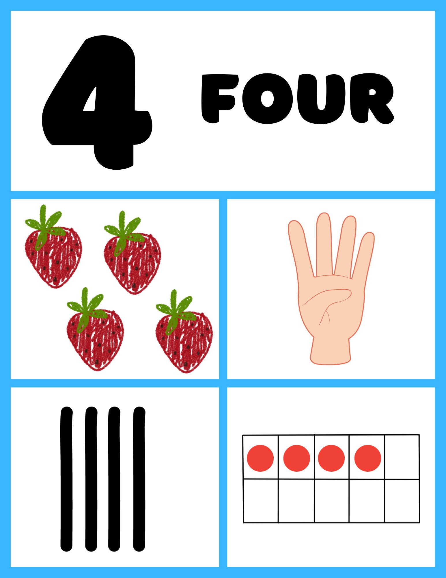 Number Posters 1 - 20 - Etsy