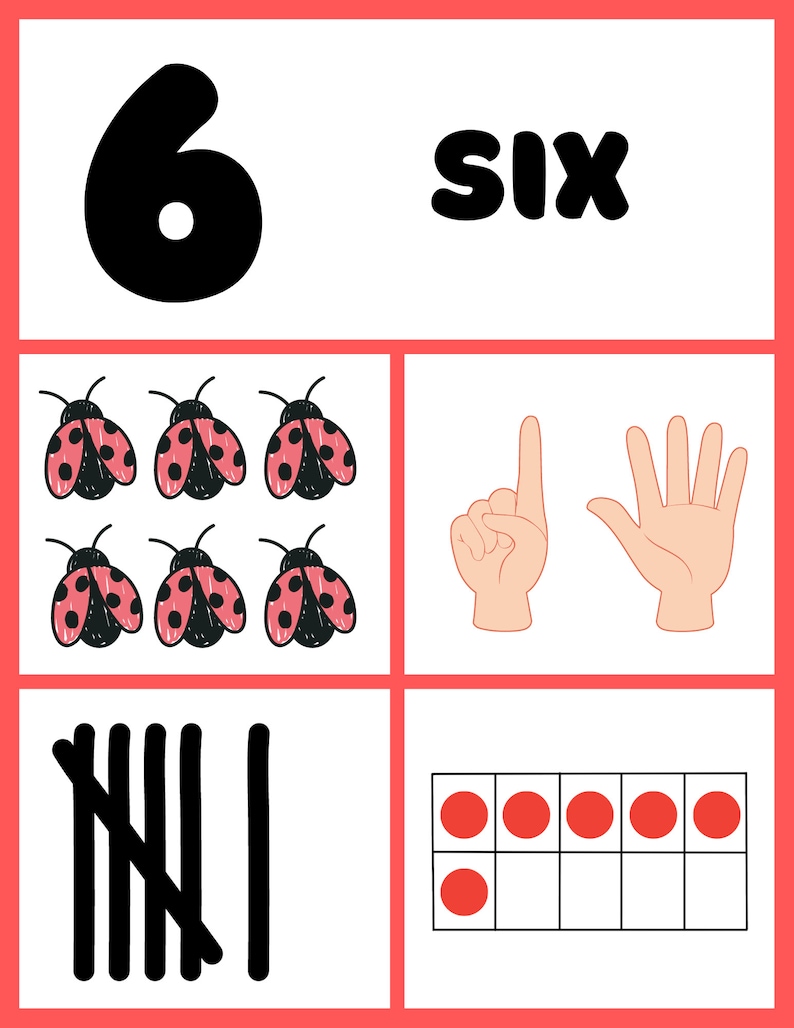 Number Posters 1 - 20 - Etsy