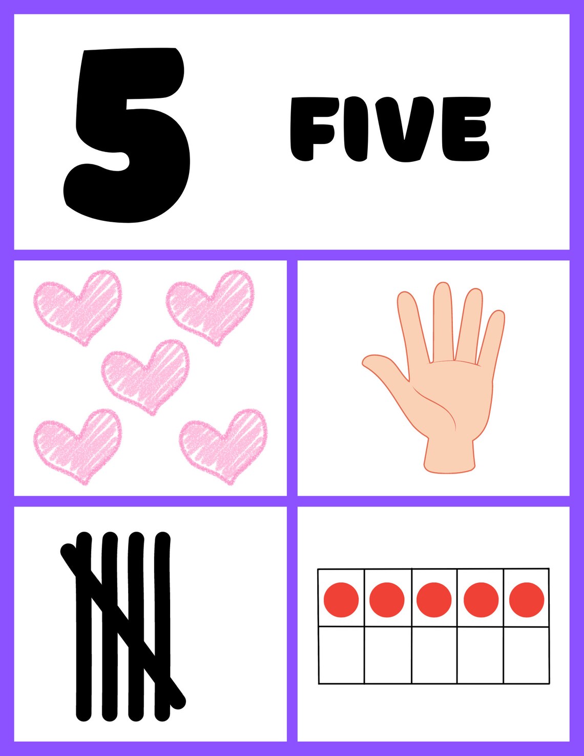 Number Posters 1 - 20 - Etsy