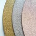 6 Pack-multi Color Glitter Heavy Duty Plastic Charger Plates - Etsy