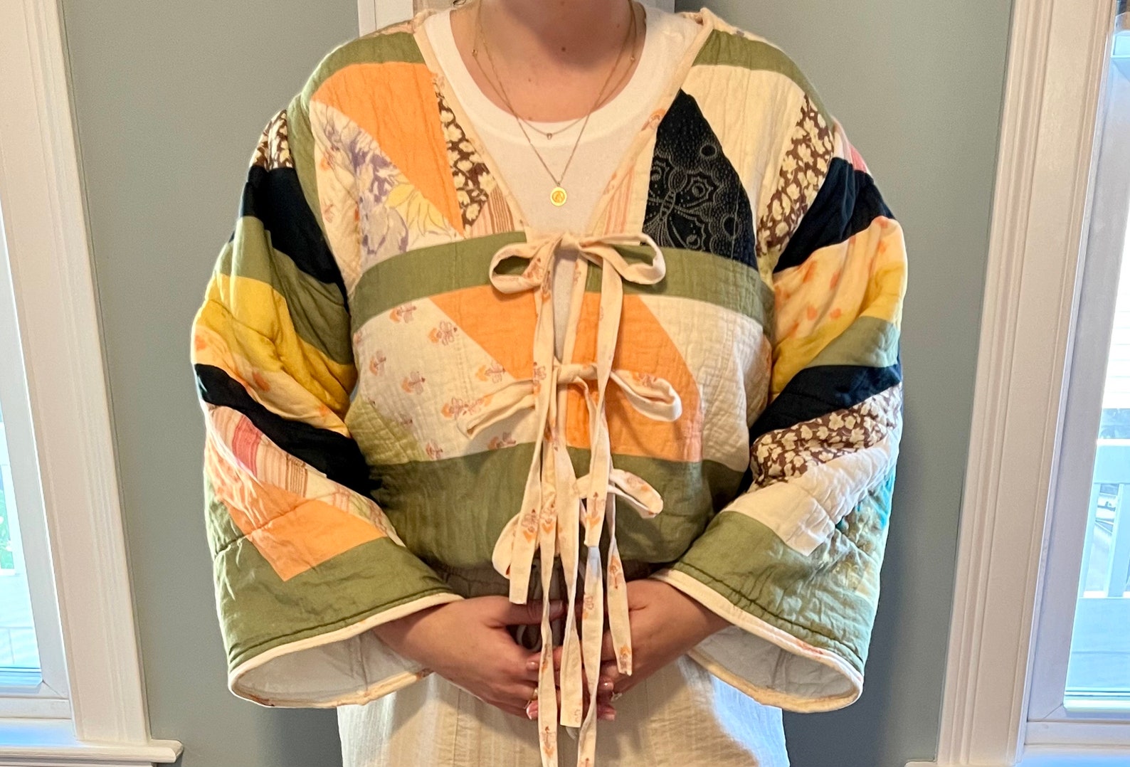 Upcycled Patchwork Quilted Jacket - Etsy