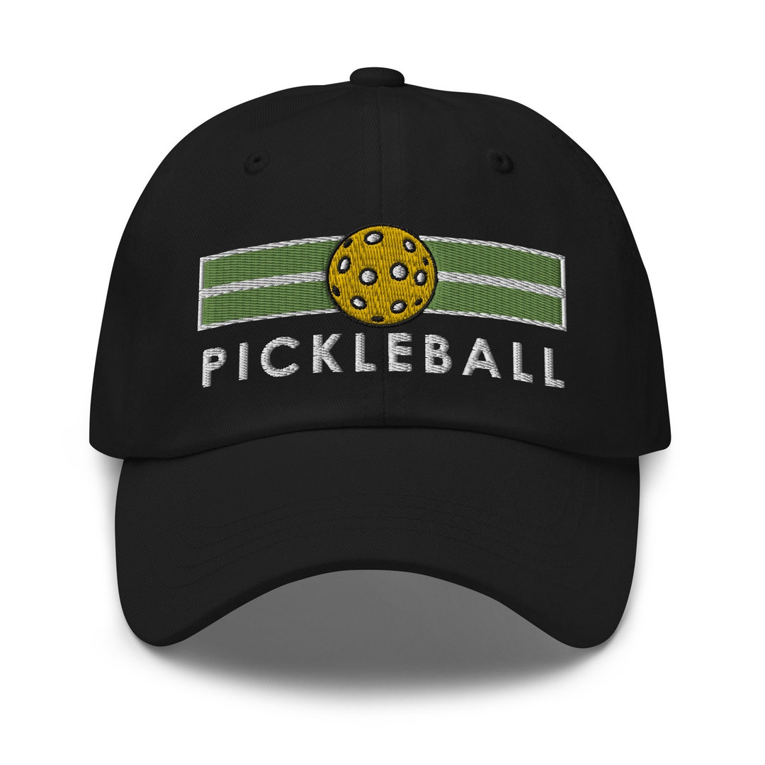 PICKLEBALL HAT Embroidered Hat Pickleball on Green Court - Etsy