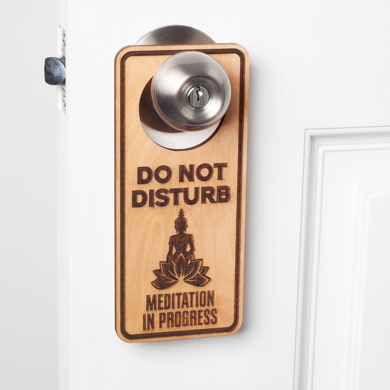 Meditation Sign - Etsy