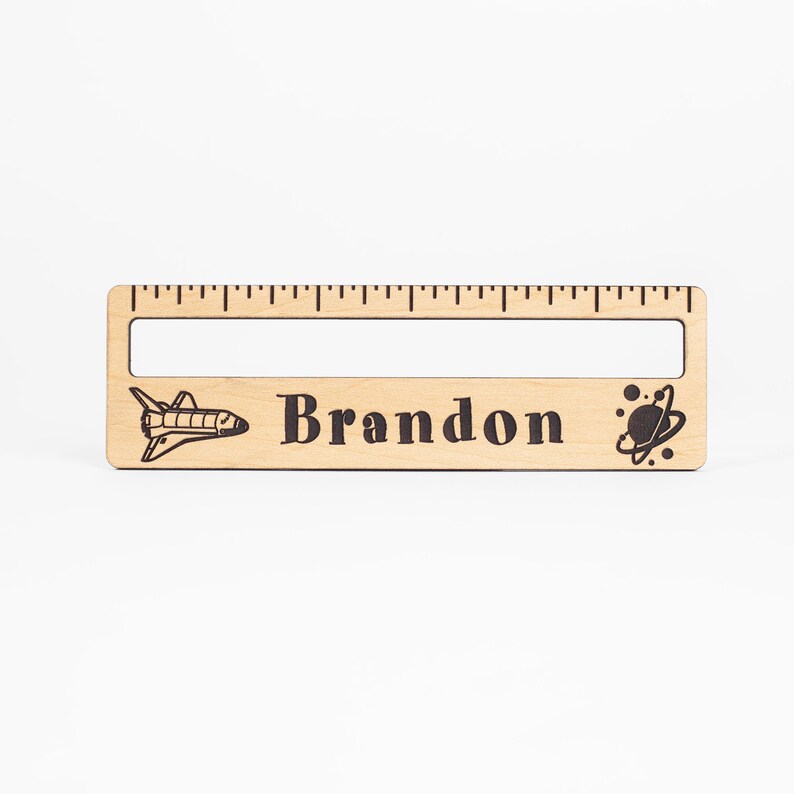 Custom Reading Aid With Spaceship and Ruler - Etsy