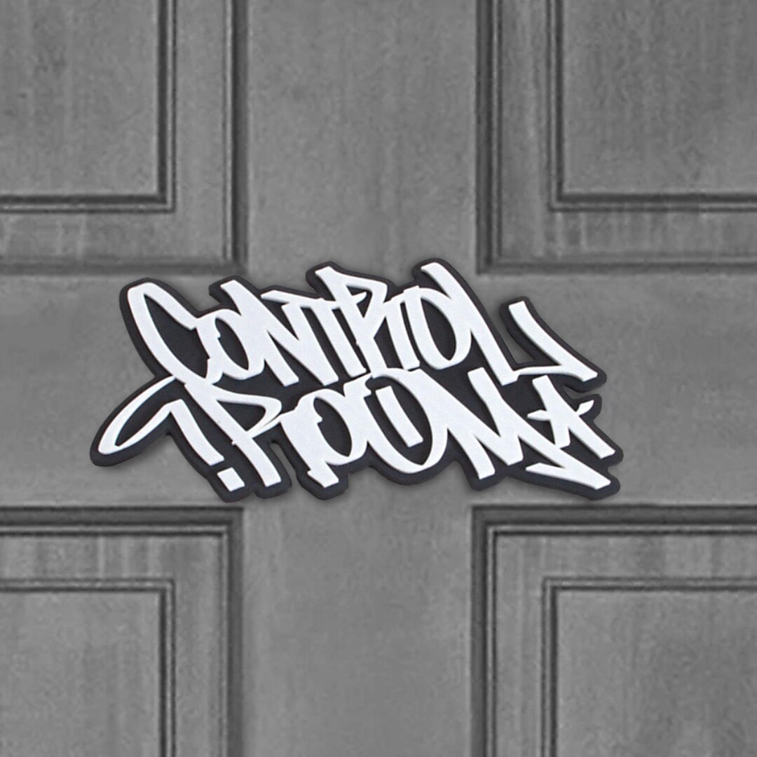 Control Room Music Studio Sign Graffiti Handstyle | Personalizable Sign ...