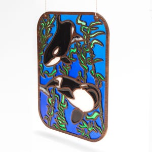 Handcrafted Resin and Wood Orca Art Panel - Gift for the Ocean Lover - Etsy