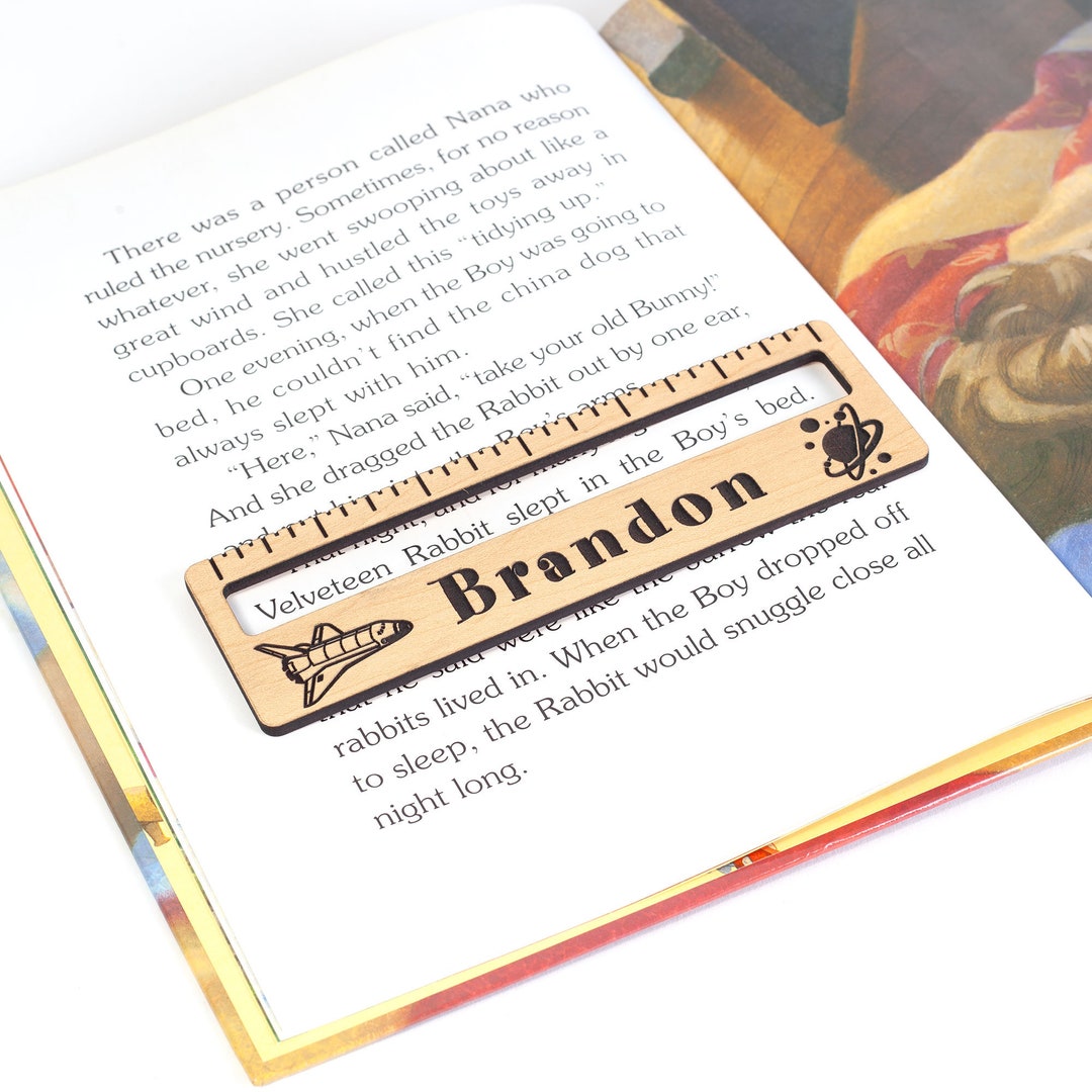 Custom Reading Aid With Spaceship and Ruler - Etsy