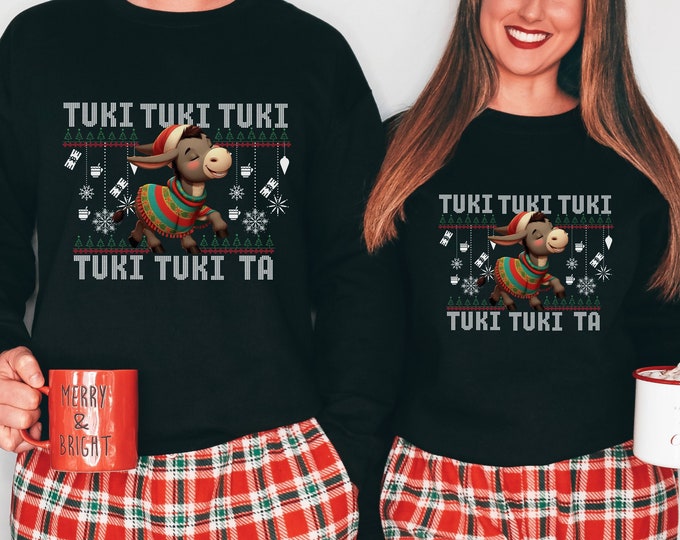 Tuki Tuki Family Shirt, Burrito Sabanero Tee, Spanish Ugly Christmas ...