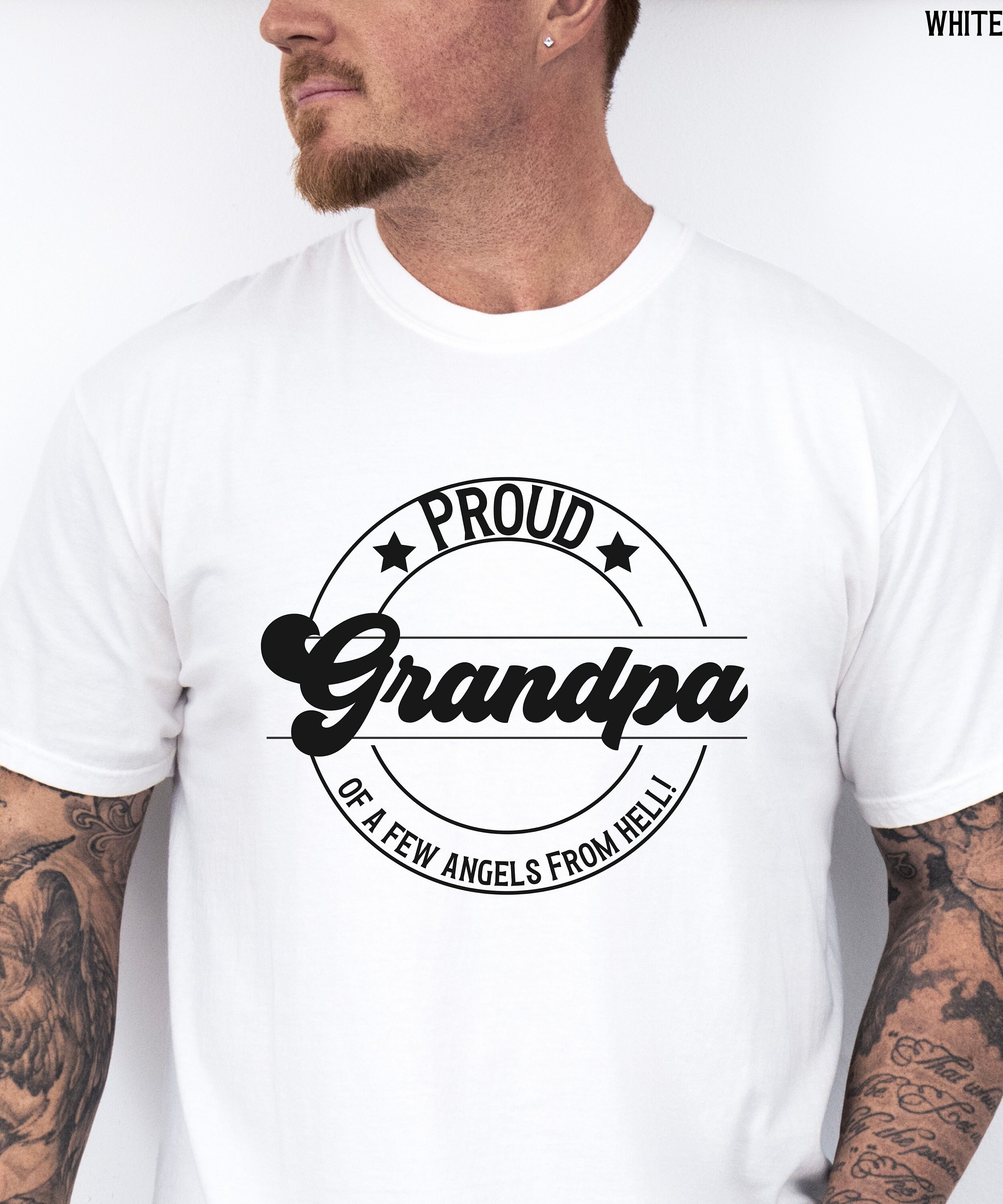 Funny Proud Grandpa Shirt From Kids, Funny Grandpa Fathers Day Gift ...