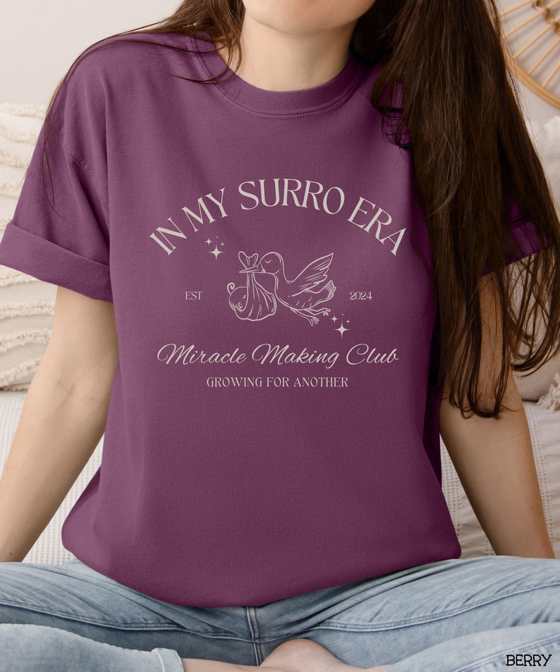 Surrogate Shirt, Surrogate Gift, in My Surro Era Comfort Colors® Shirt ...