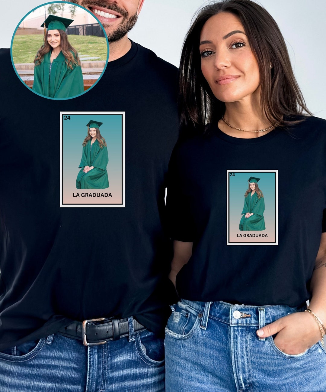Custom Graduation Loteria Shirt for Parents, Spanish Proud Parents of ...