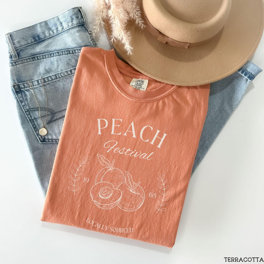 Peach Shirt, Peach Festival Comfort Colors® Shirt, Vintage Peach ...
