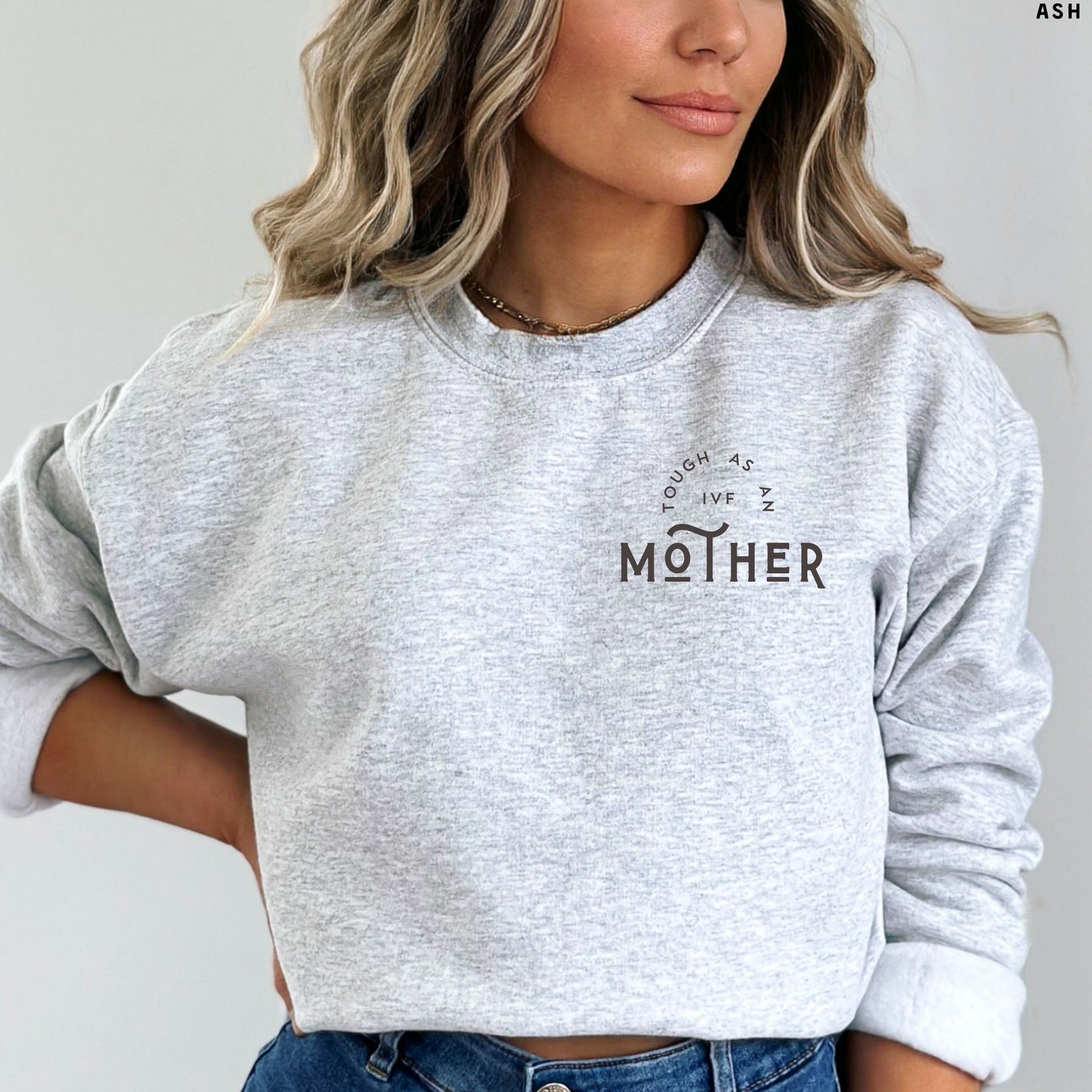 IVF Transfer Day Sweatshirt, IVF Sweatshirt, Tough as an Ivf Mother ...