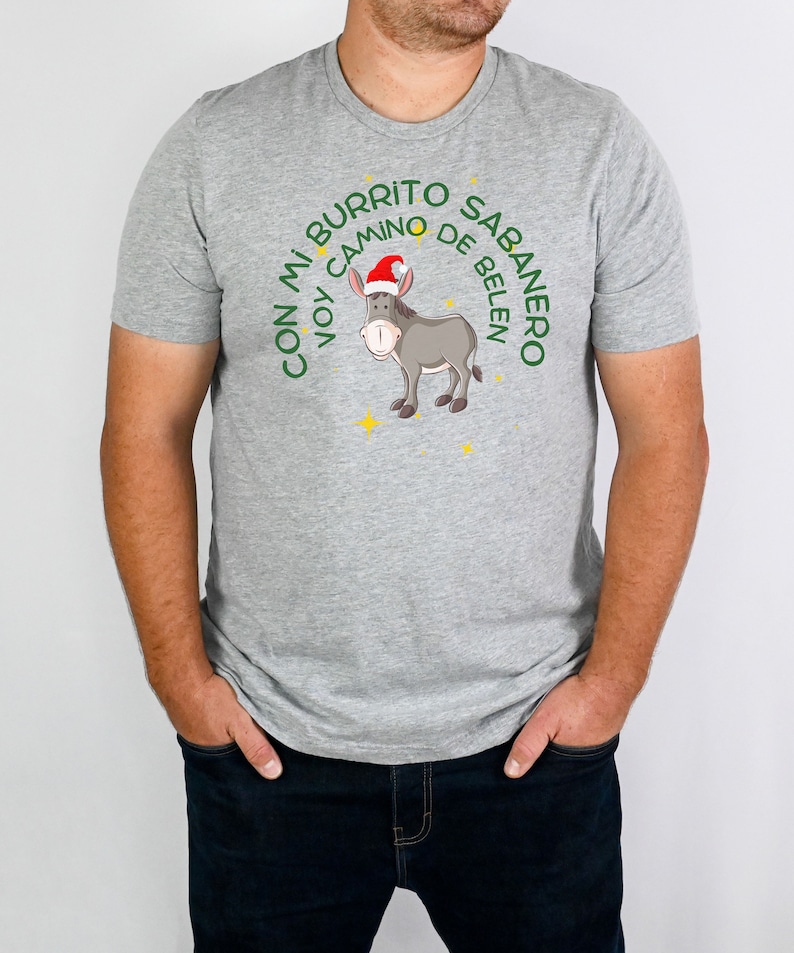 Burrito Sabanero, Camino De Belen, Navidad Shirt, Shirt En Espanol ...