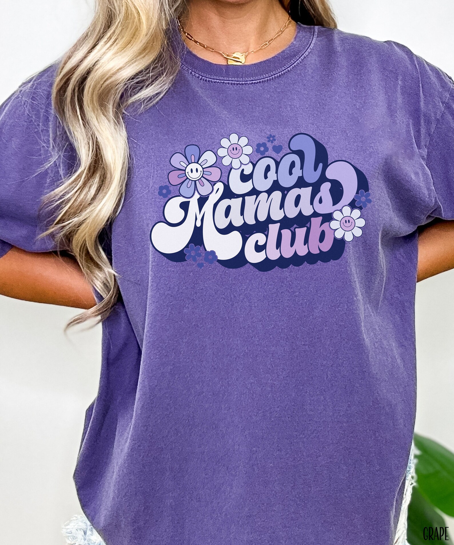 Cool Moms Club Comfort Colors® Shirt, Cool Mamas Club Comfort Colors ...