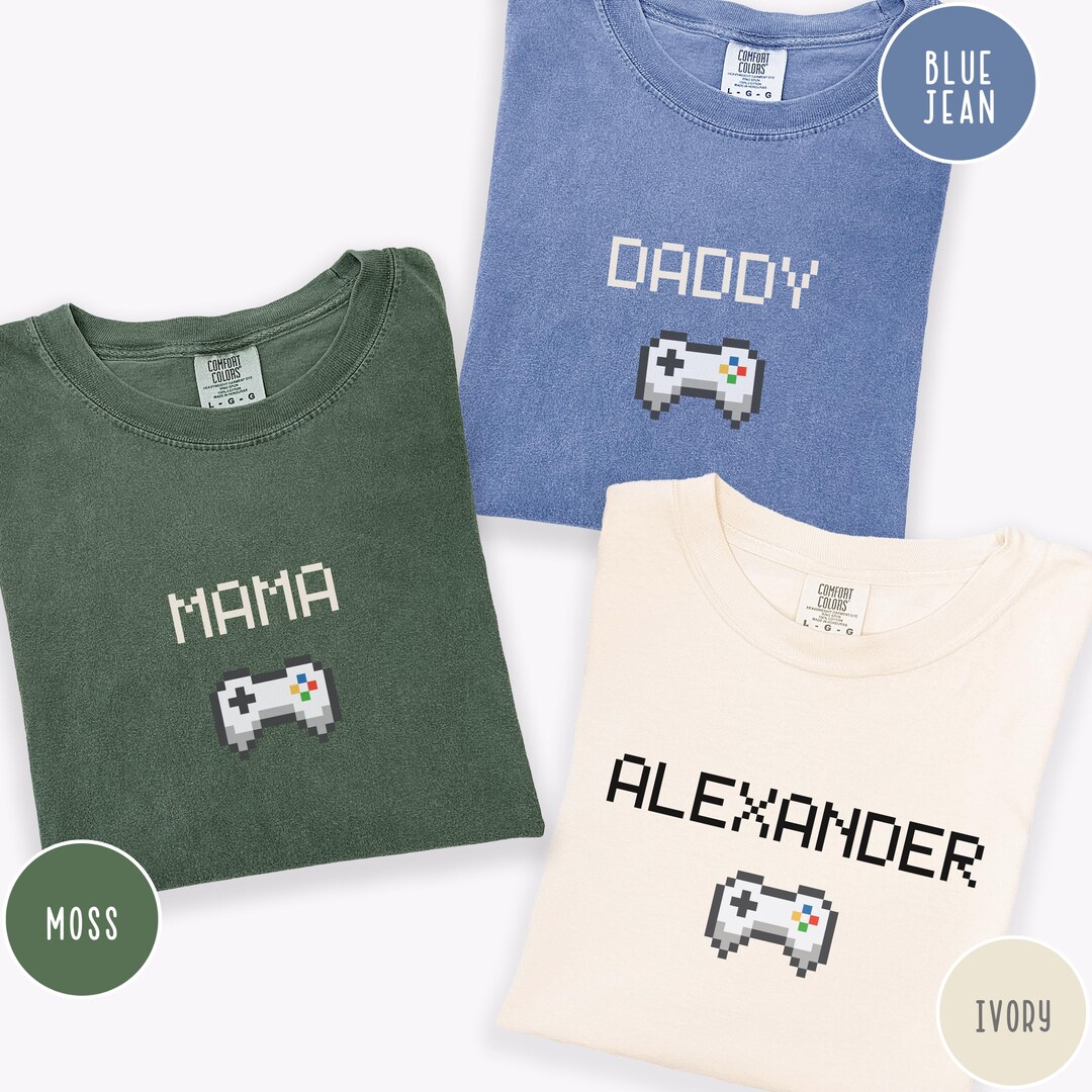 Video Game Birthday Shirts for Family, Matching Video Game Shirts ...