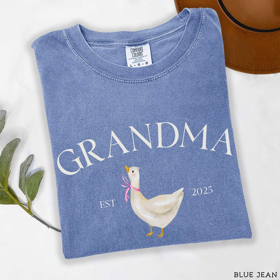 Comfort Colors® Grandma Goose Shirt, Silly Goose Grandma Tshirt, New ...