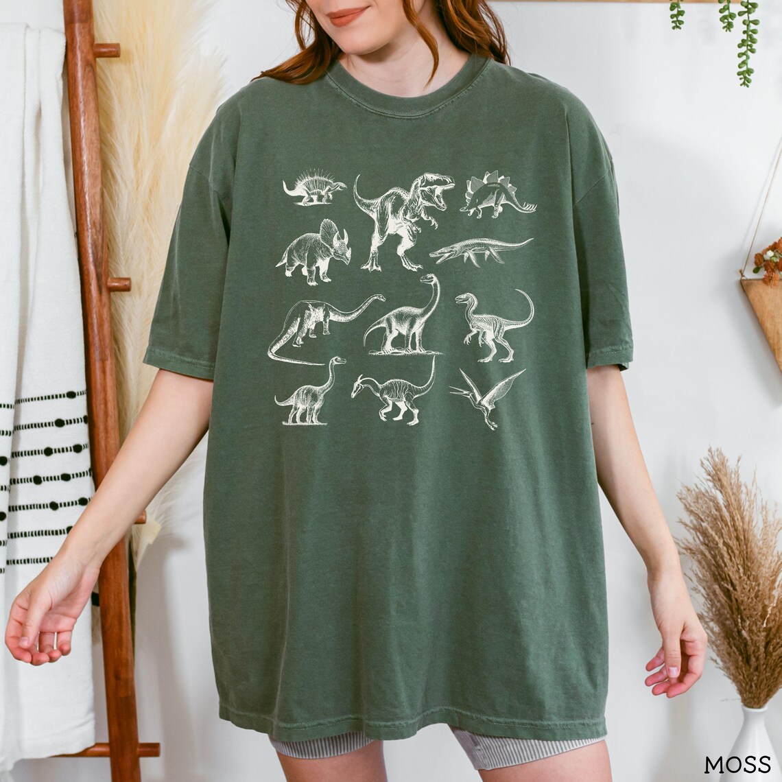 Dinosaur Shirt, Dinosaur Comfort Colors® Tee, Dinosaur Clothing, Dino ...