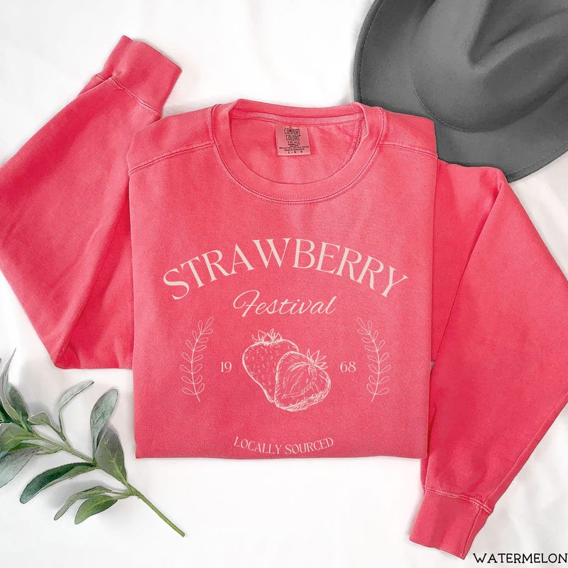 Strawberry Sweater - Etsy