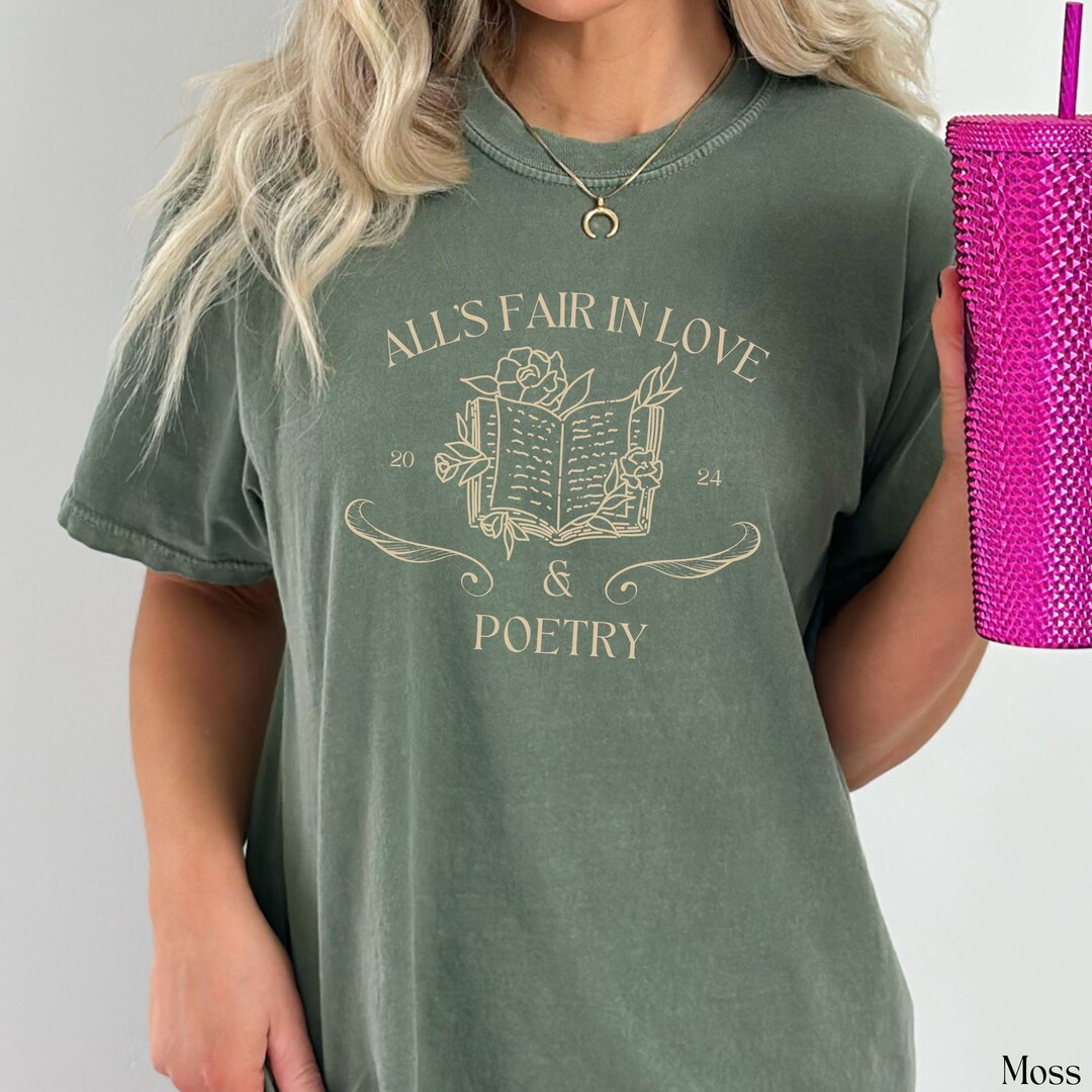 All's Fair in Love and Poetry Comfort Colors® Shirt, Taylors New Album ...
