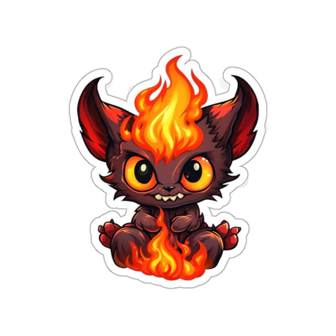 Little Fire Creature, Big Ears, Cuddly, Adorable - Etsy