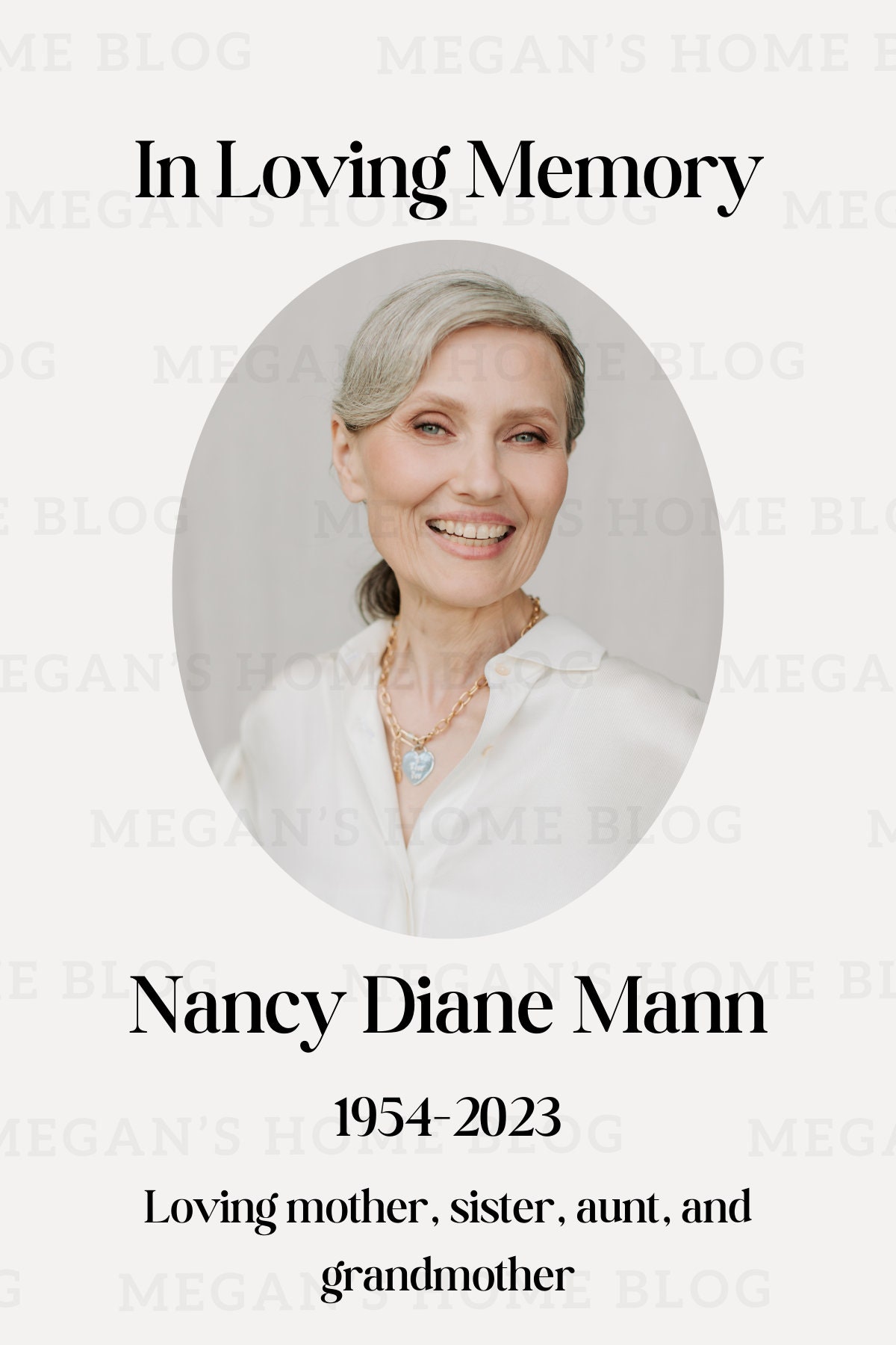 In Loving Memory 4x6 Vertical Memorial Card - Etsy