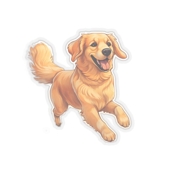Golden Retriever Sticker - Etsy