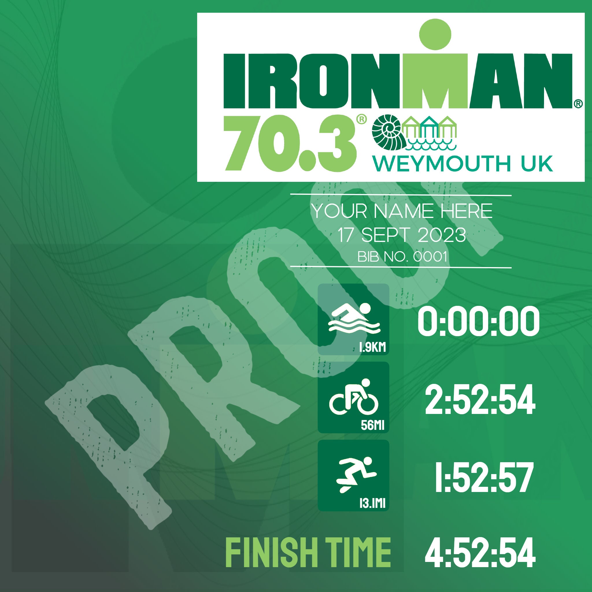 Ironman or Half-ironman Medal Presentation Frame - Etsy UK