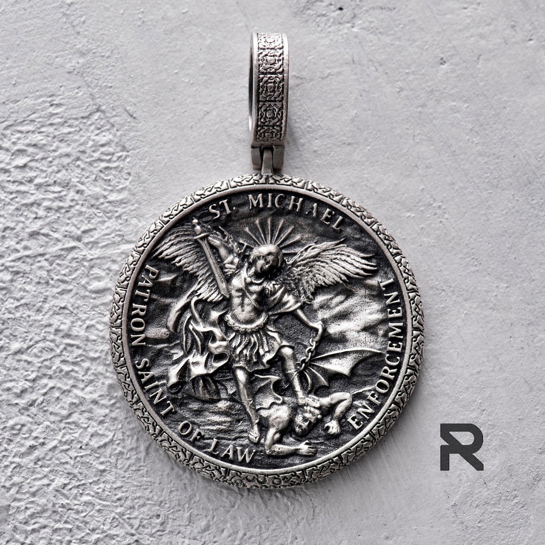 ARCHANGEL PENDANT, ST Michael Pendant, Religious Pendant Gift for ...