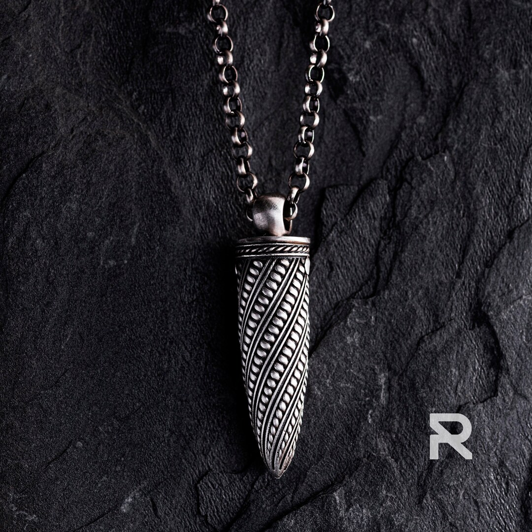 Personalized Men's Silver Pendant Bold and Stylish Jewelry for Him ...