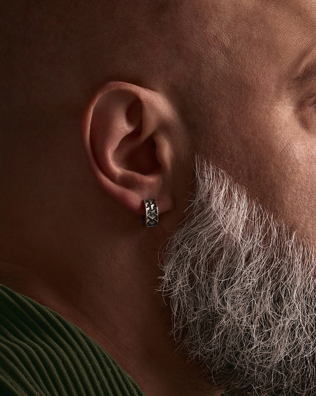 Men in Hoop Earrings, Guy Hoop Earrings, Male Hoop Earrings, Mens Ring ...